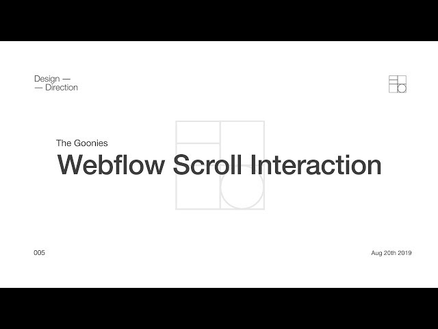 Webflow Scroll Interactions Nocodevideo